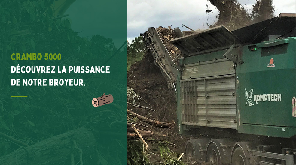 Broyeur KROMPTECH CRAMBO 5000 : la solution pour le broyage de bois ...